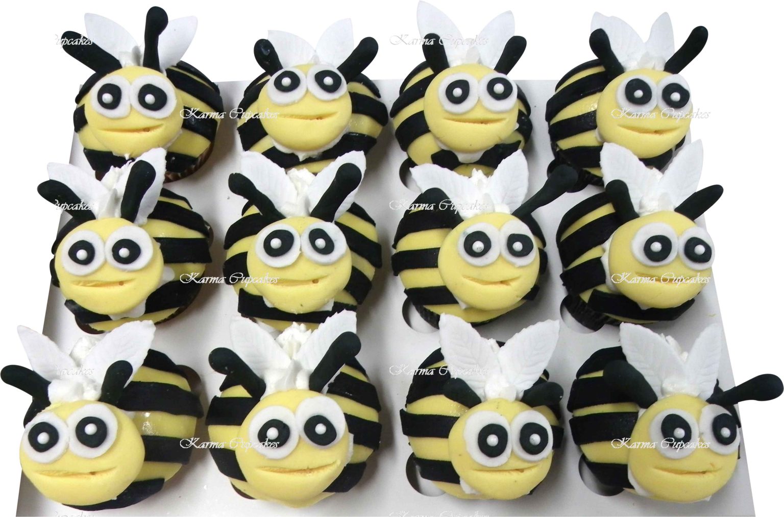 Bumble Bee Cupcakes - Karma Cupcakes